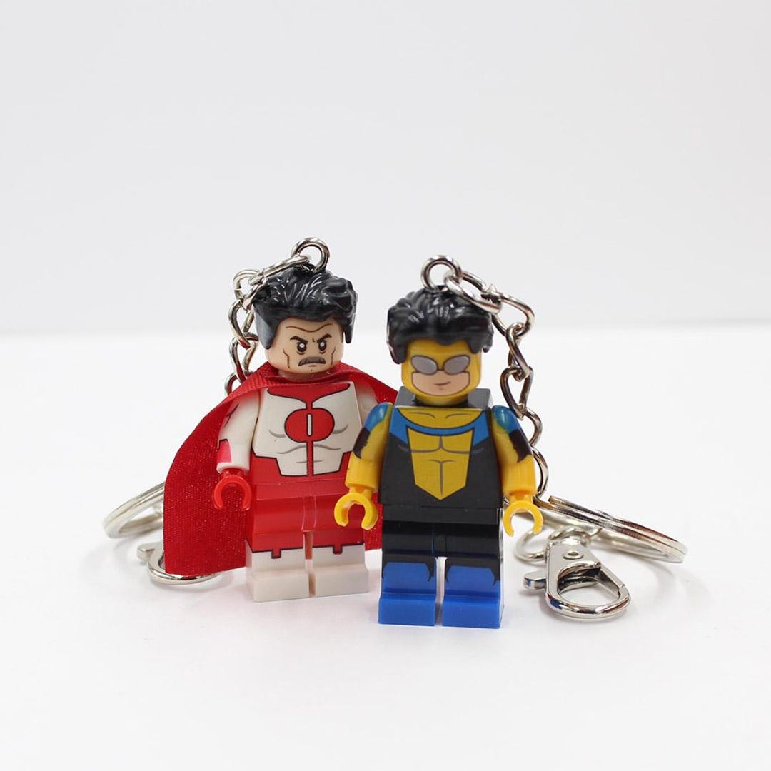 Custom Made Superhero Keychain Keyring - Mark and Nolan for Anime and ...