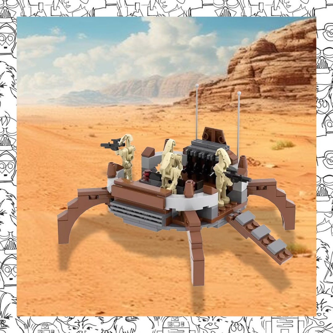 Droid Operations Control Station With Battle Droids for Star Wars Fan ...