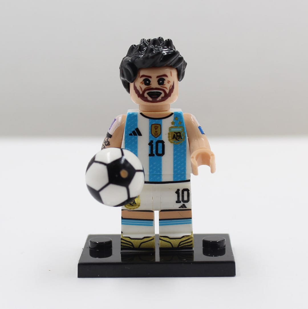 Party Favor Minifig MVP Lionel Messi Soccer Football Player for Sport ...