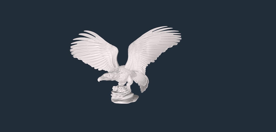 3D Golden Eagle STL File, 3D Golden Eagle Model, 3D Printing File ...