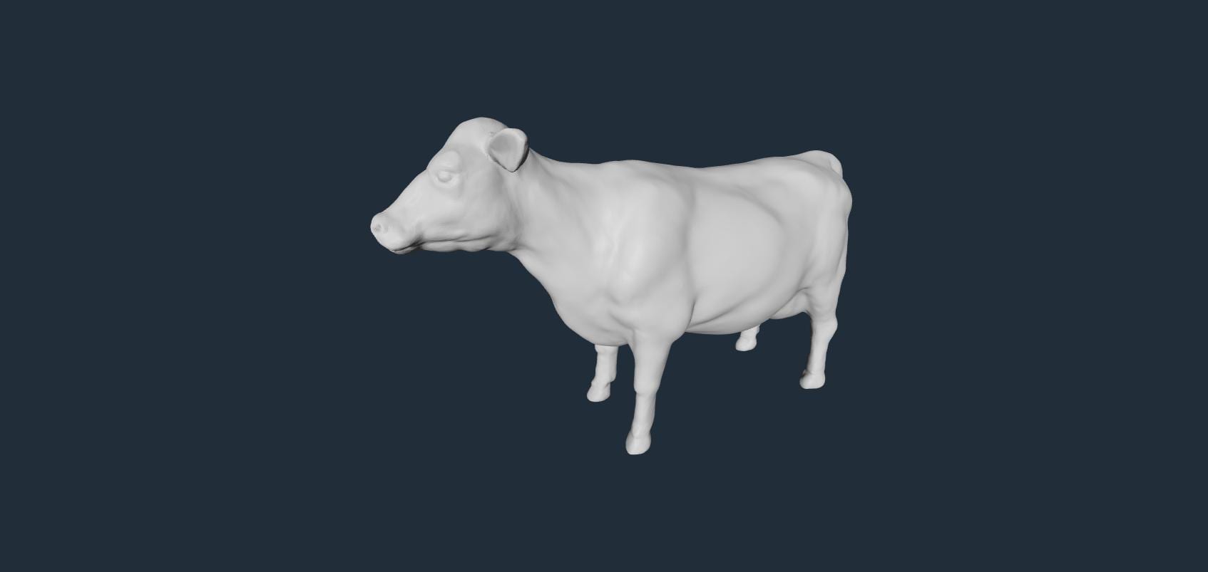 3D Cow STL File, 3D Real Cow STL, 3D Real Cow Model, Cow Printing File ...
