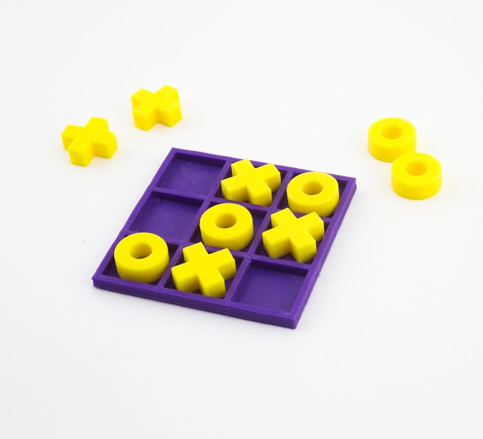 3D Tic Tac Toe Game STL File, 3D XOX Board Game Print File, 3D Printing ...