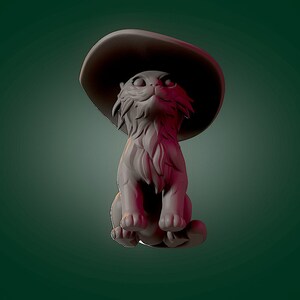 Magic Kitten STL File, 3D Magic Cat Figure, Magic Kitten STL, 3D ...