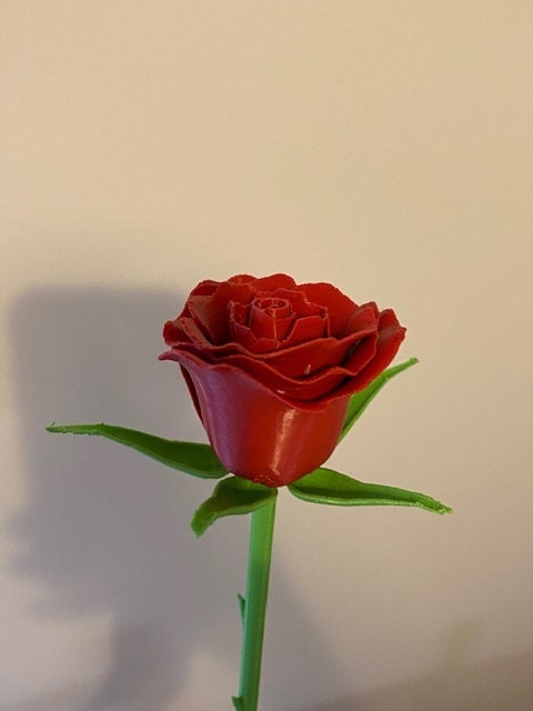 3D Rose STL, 3D Rose STL File, Rose for 3D Printer, Gift for Him With ...