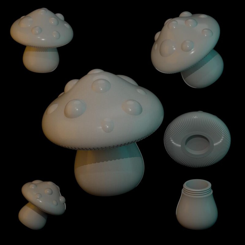 Mushroom Container - Etsy