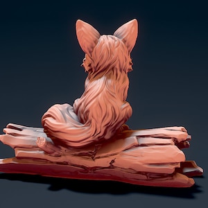 Cute Fox STL, 3D Cute Fox STL File, 3D Fox Printing, Pirintable 3D Cute ...