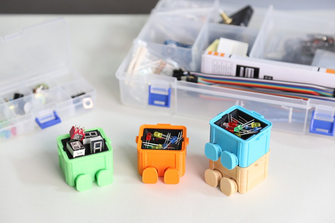 3D Tool Box STL File, Mini Tool Box Printing, 3D Stackable Box, Storage ...