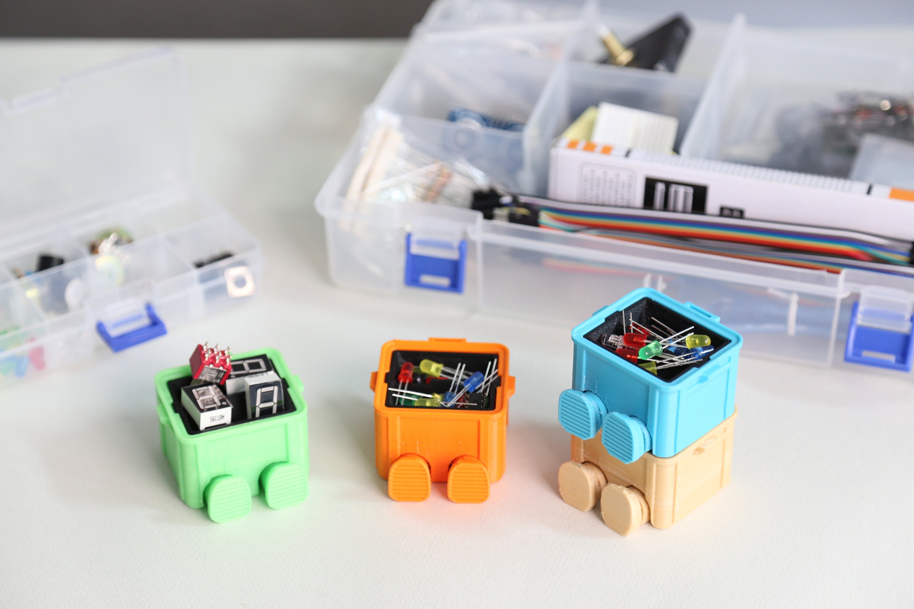 3D Tool Box STL File, Mini Tool Box Printing, 3D Stackable Box, Storage ...