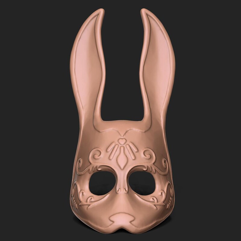 Rabbit Mask - Etsy