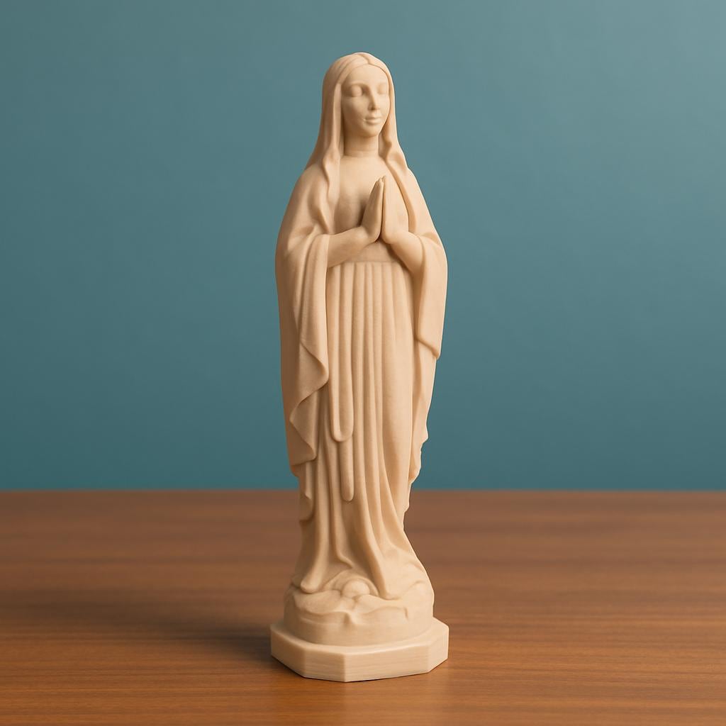 3D Virgin Mary STL File, 3D Virgin Mary Statue Printing File, 3D Print ...