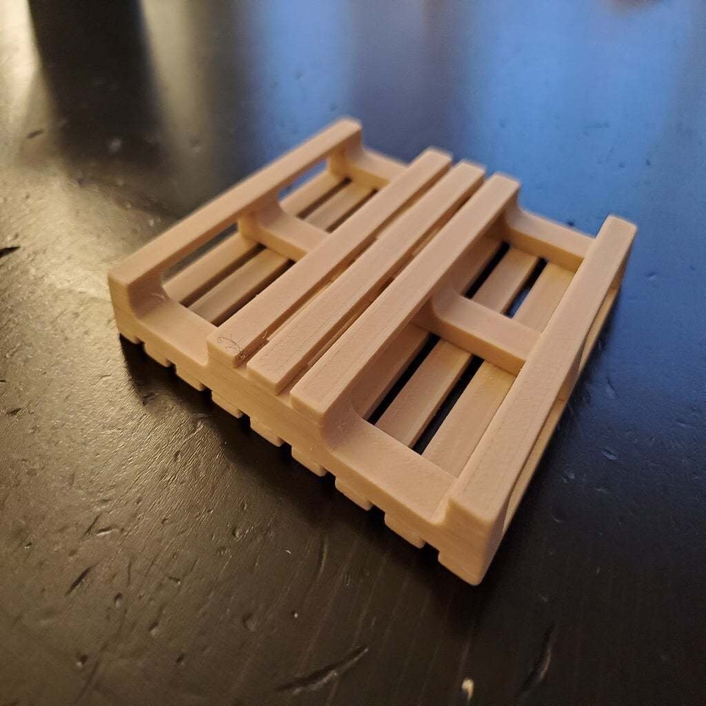 Mini Pallet STL File, Mini Pallet Coffee Coaster STL, Mini Pallet for ...