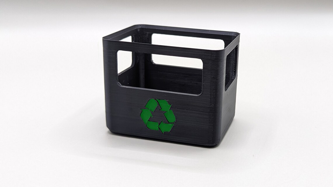 3D Recycle Organizer Box STL, 3D Recycle Storage Box, Mini Recycle Box ...