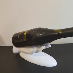 Hand Wine Bottle Holder STL, 3D Bottle Holder STL File, Wine Bottle ...