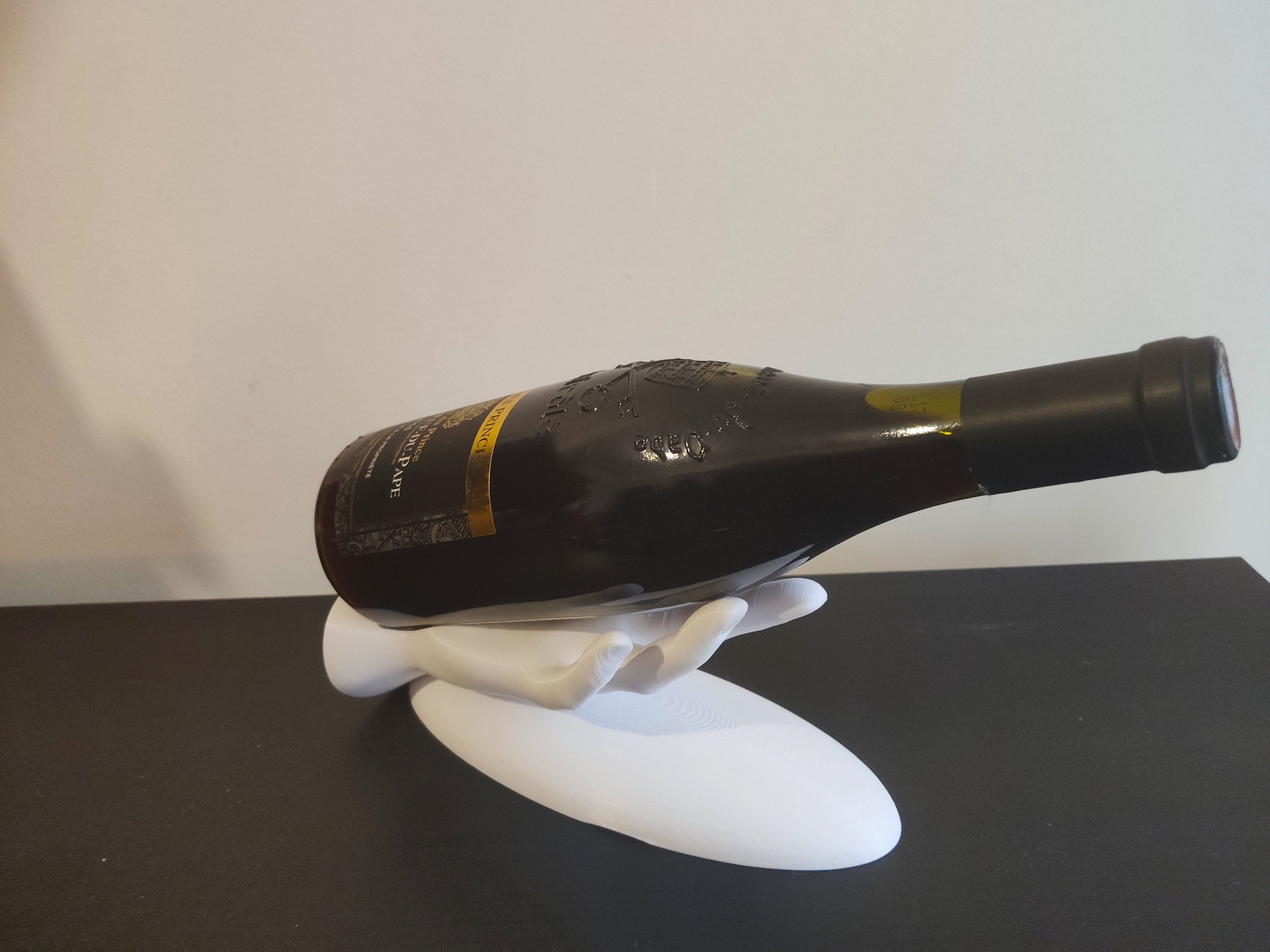 Hand Wine Bottle Holder STL, 3D Bottle Holder STL File, Wine Bottle ...