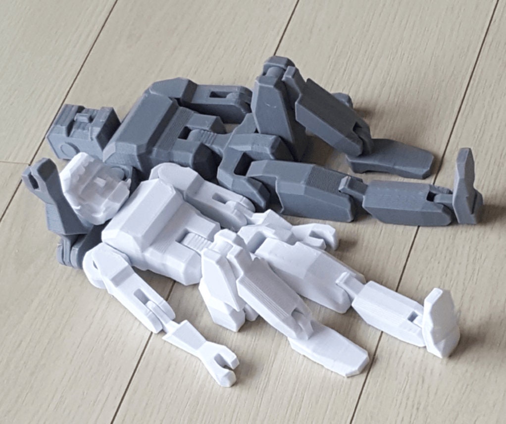 3D Flexible Man and Woman Figure STL, 3D Iron Man, Iron Woman STL ...