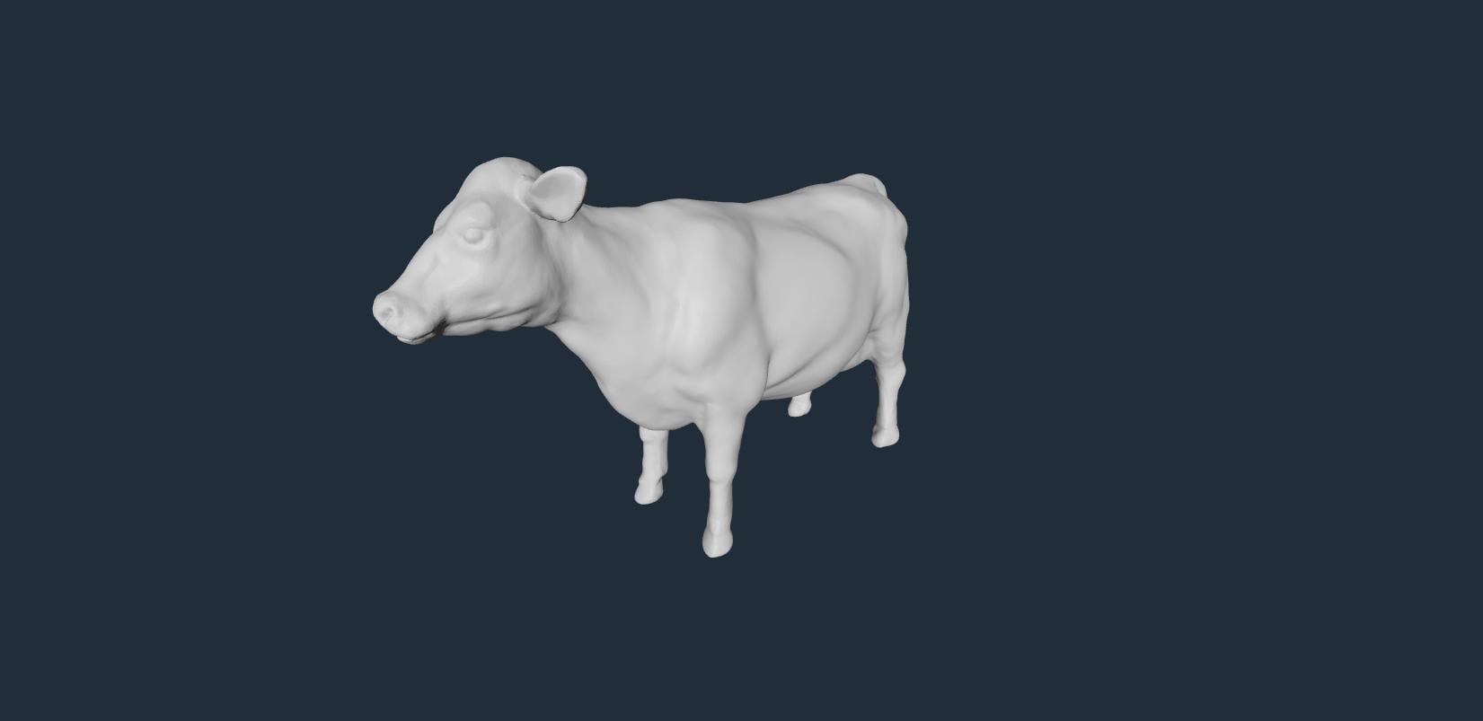 3D Cow STL File, 3D Real Cow STL, 3D Real Cow Model, Cow Printing File ...