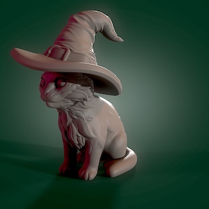 Magic Kitten STL File, 3D Magic Cat Figure, Magic Kitten STL, 3D ...