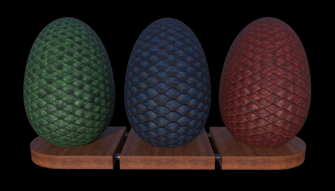3D Dragon Egg Box STL, Dragon Eggs Stl File, Egg Box STL, Egg Box ...