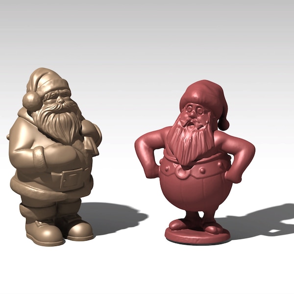 Santa Claus Stl File - Etsy