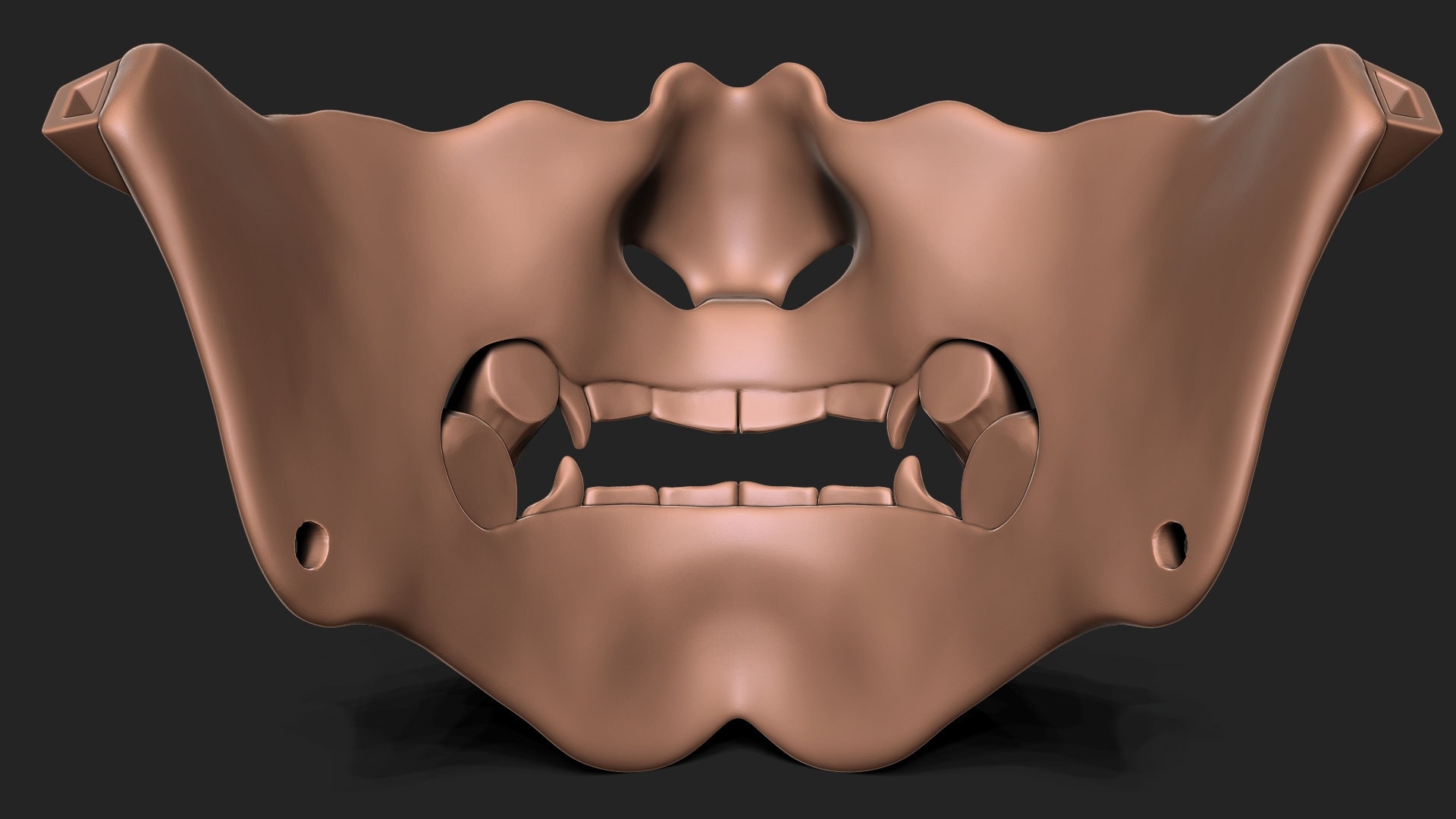 Samurai Mask STL, 3D Samurai Mask STL File, Printable Samurai Mask ...