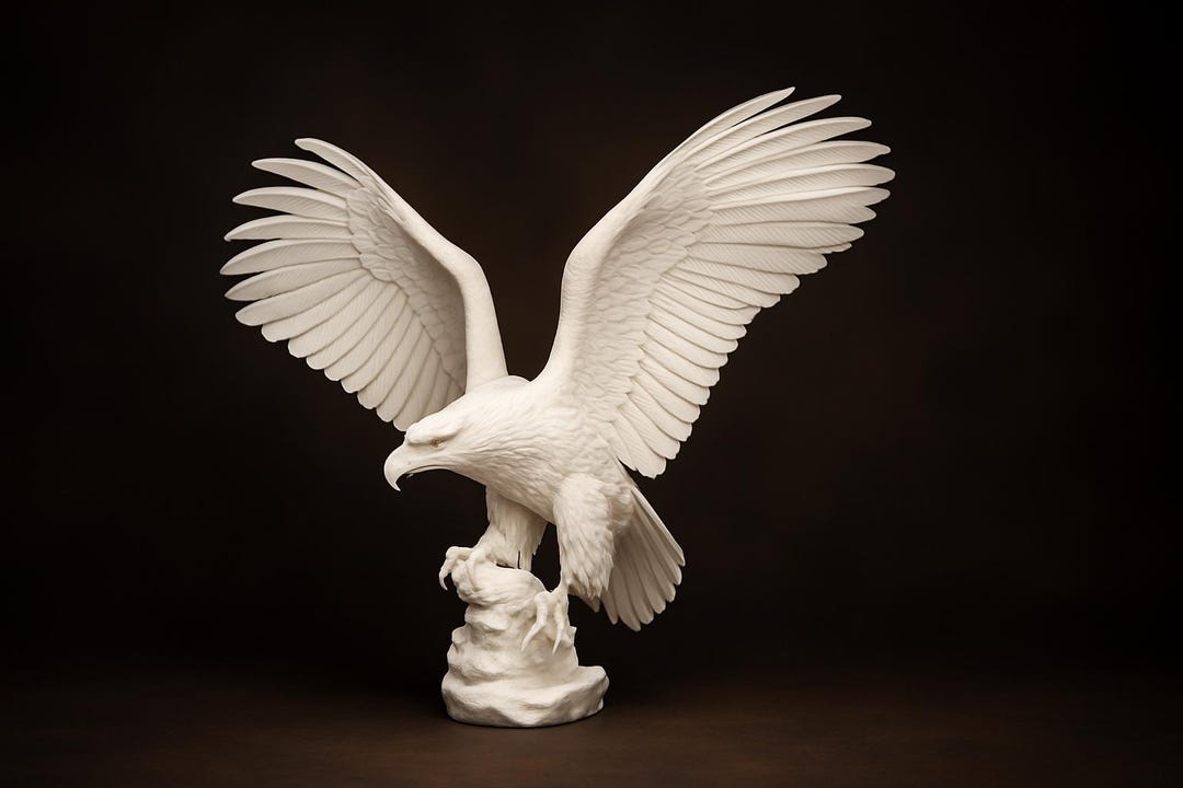 3D Golden Eagle STL File, 3D Golden Eagle Model, 3D Printing File ...