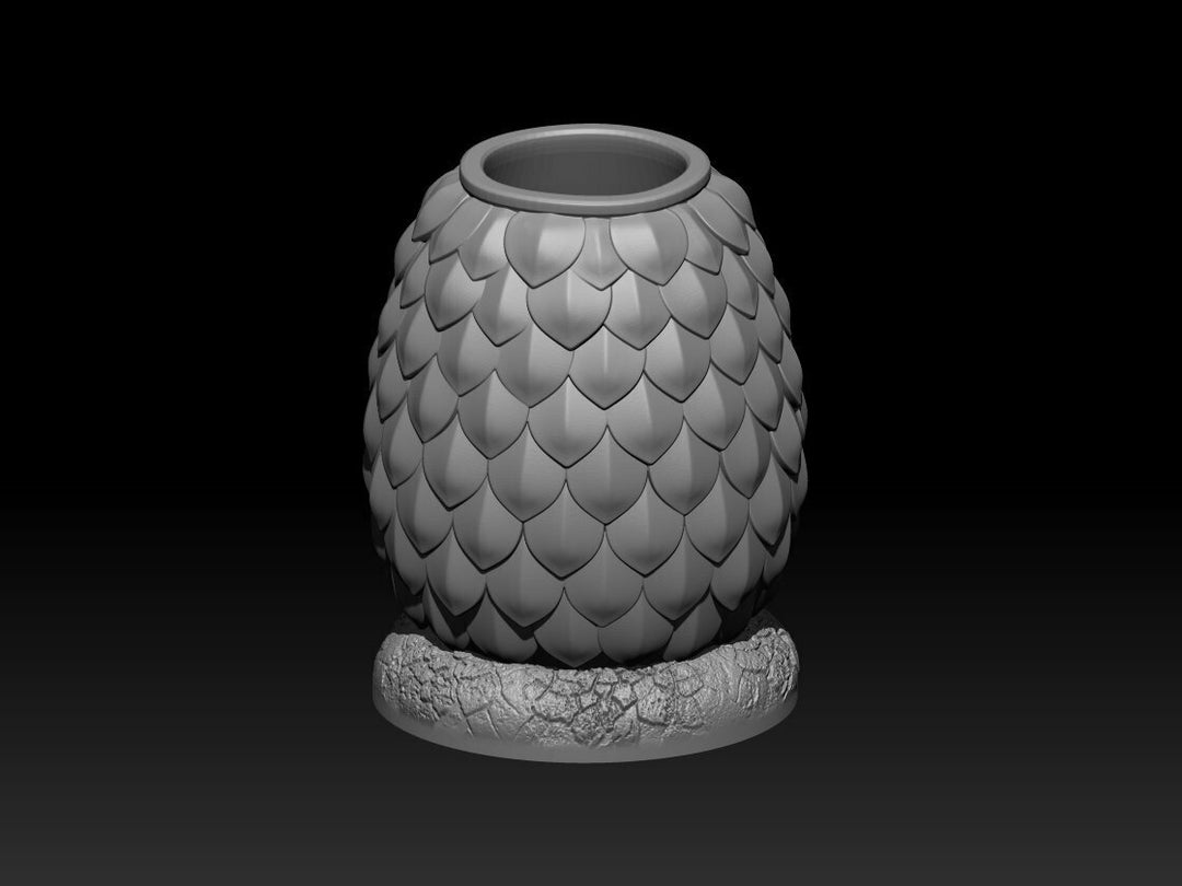 Dragon Egg Pen Holder 3D STL File, Dragon Egg Pen Holder STL, Great for ...