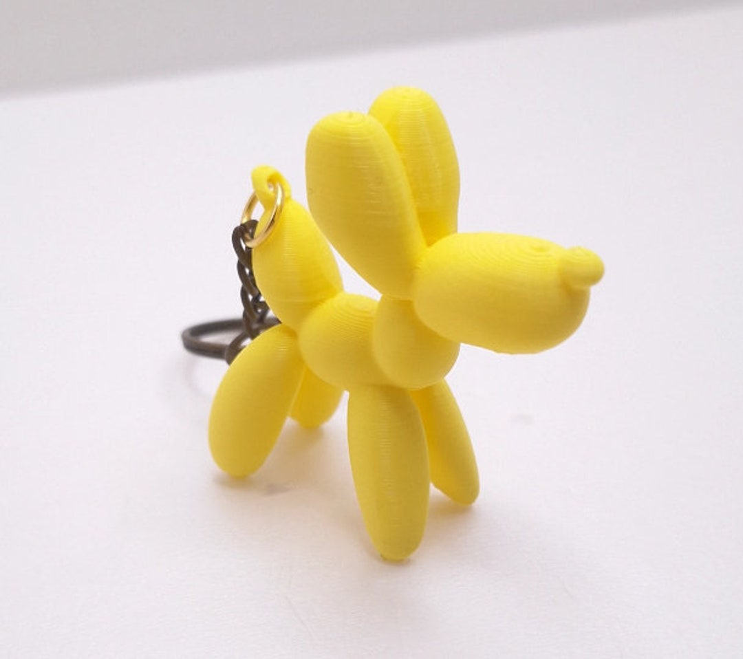 3D Balloon Dog Keychain STL, 3D Balloon Dog Keychain Printing File ...