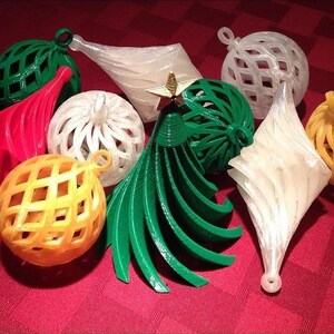 Christmas Ornament Pack STL, 2025 Christmas Ornament Collection STL ...