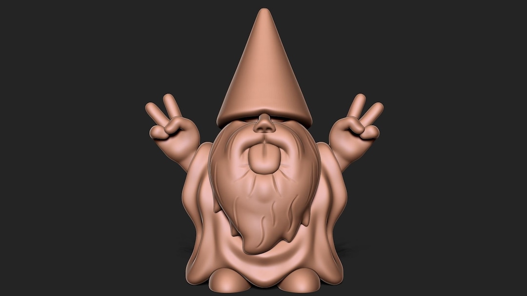 3D Gnome Stl Decor With 3D Stl Files Home Decor, Gnome for 3D Printer ...
