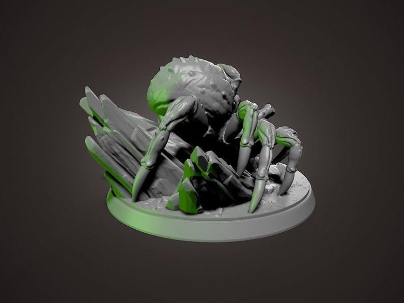 3D Spider STL File, 3D Print File, 3D Spider Figure, 3D Spider Model ...