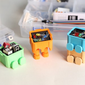 3D Tool Box STL File, Mini Tool Box Printing, 3D Stackable Box, Storage ...