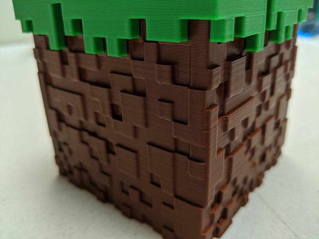 3D Minecraft Box STL, Minecraft Gift Box, 3D Minecraft Box With 3D ...