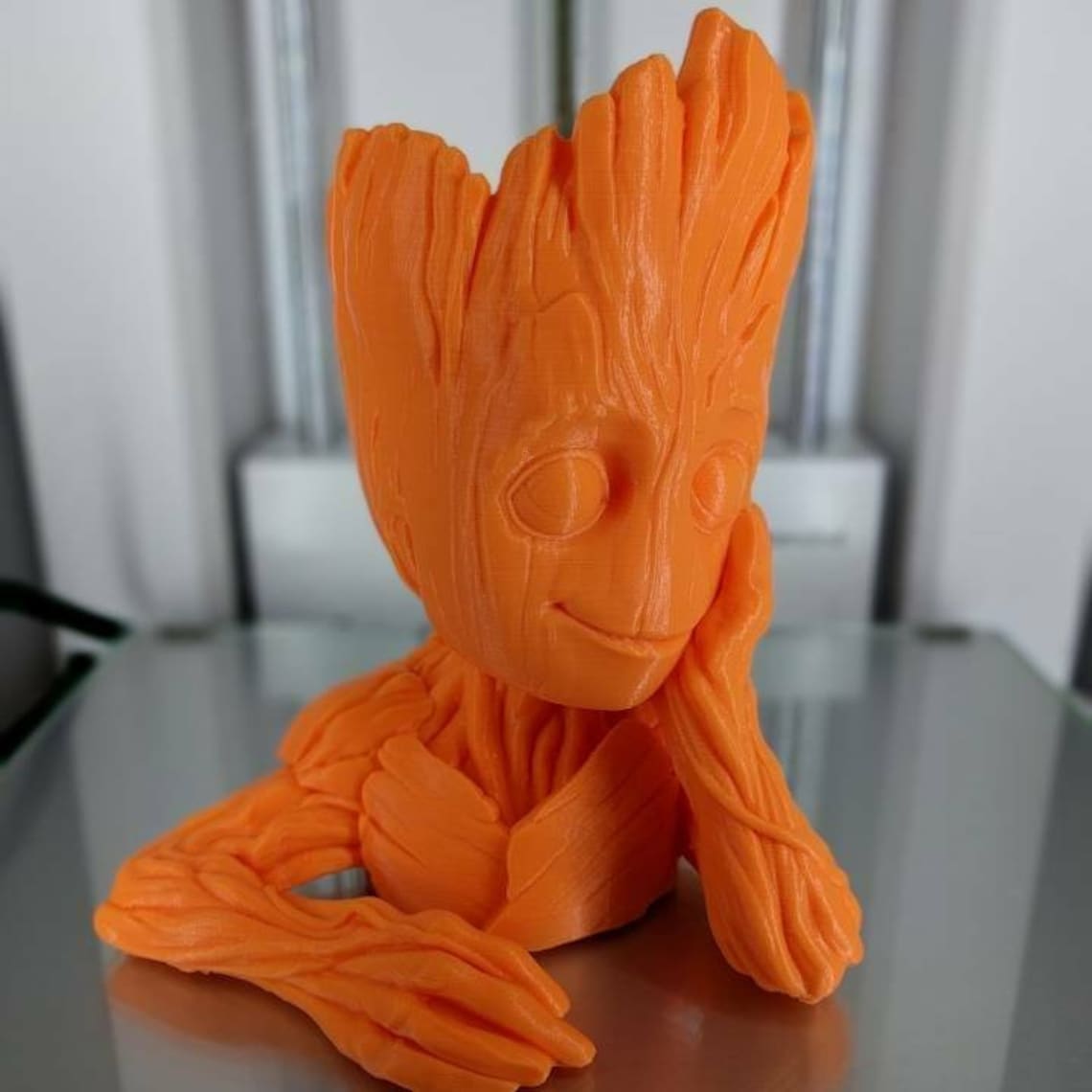 Baby Groot Planter 3D, STL File, Baby Groot Vase STL, Planter Pot ...