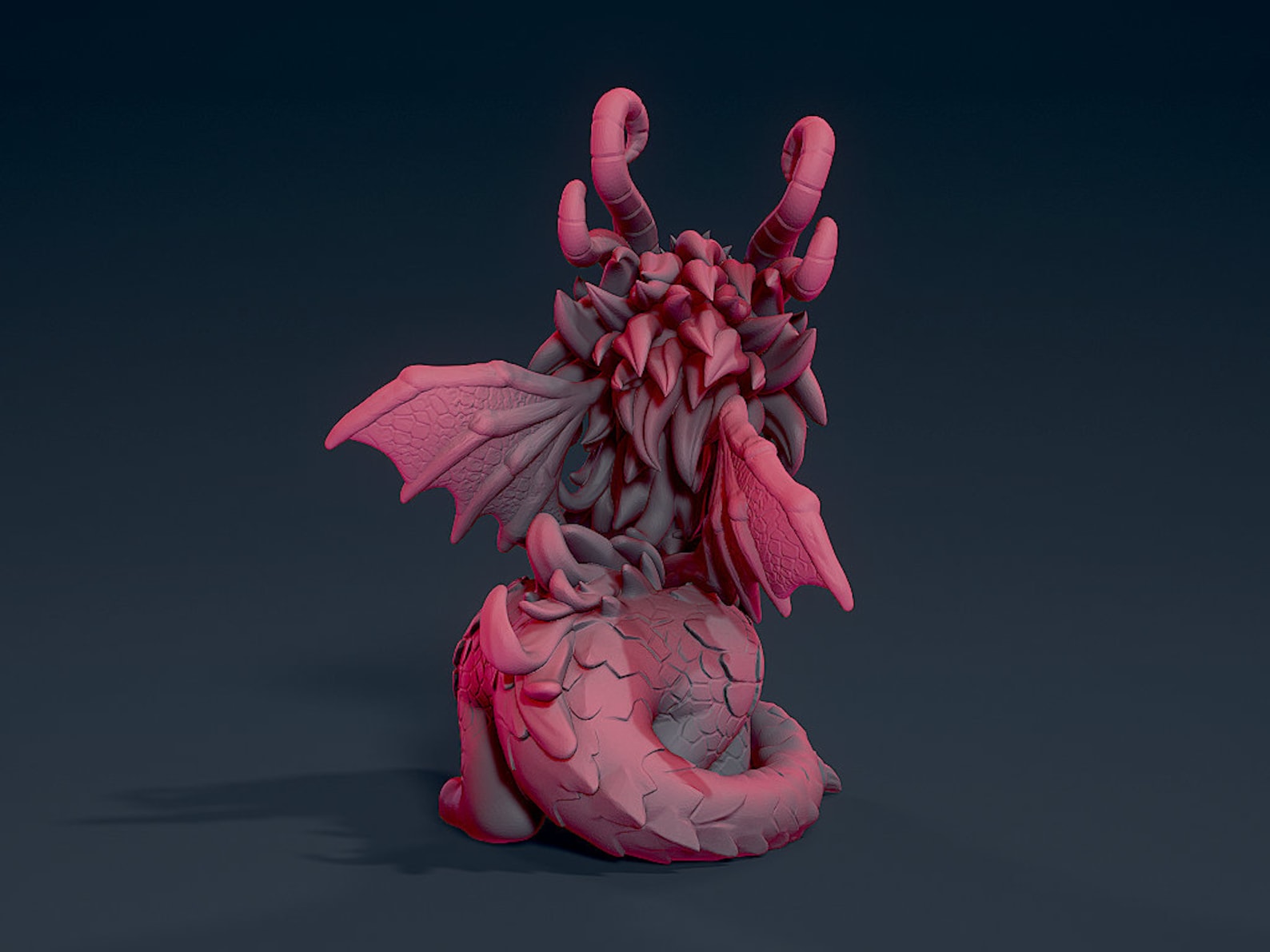 Cute Dragon STL, 3D Cute Dragon STL File, 3D Dragon Printing ...