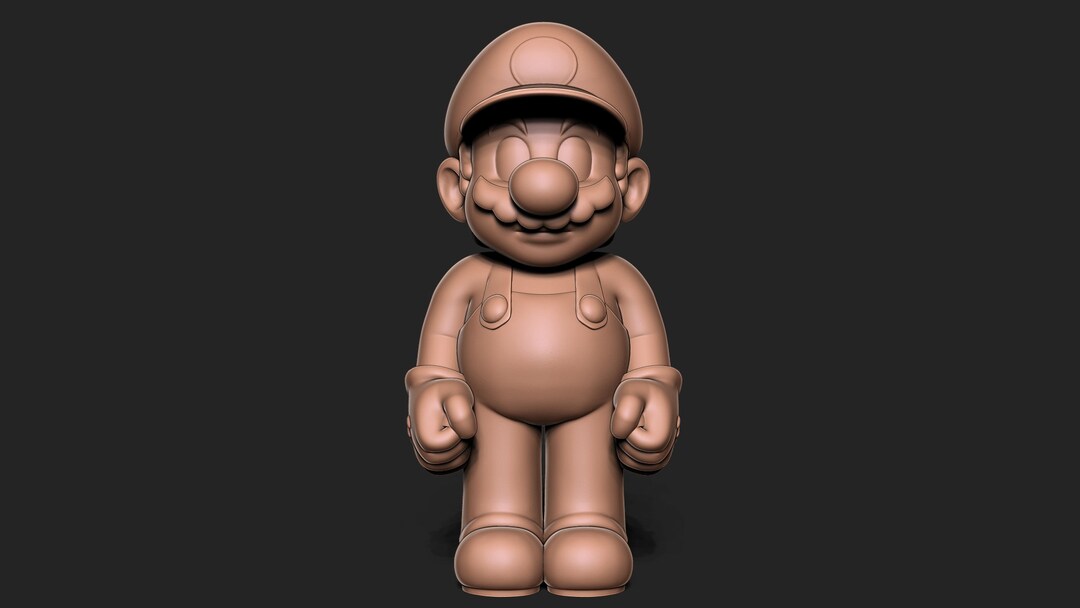 3D Mario STL File, Super Mario 3D Figure, Decor STL, 3D Super Mario ...