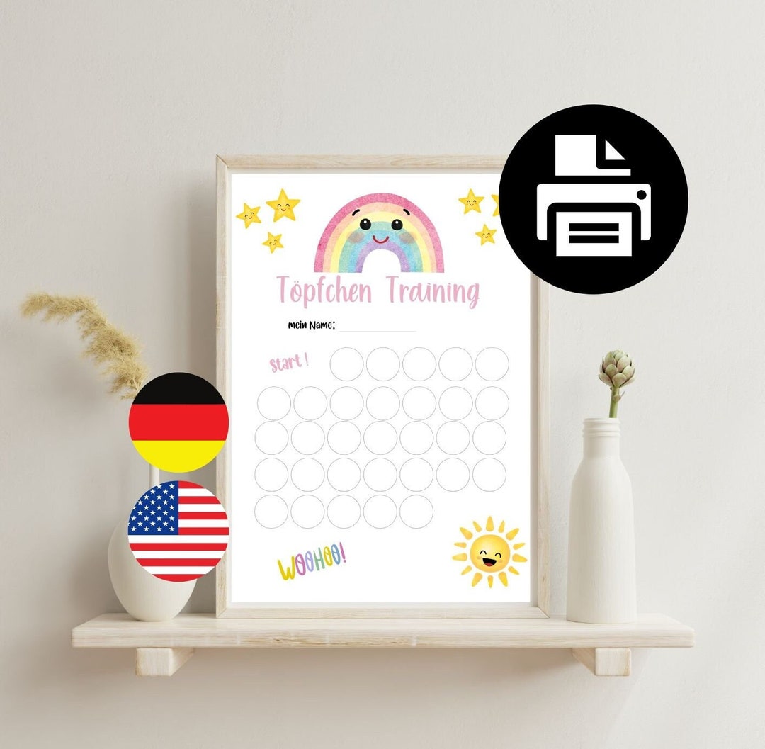 Potty Training Plan, Potty Training Plan, Reward Chart Children, Potty ...