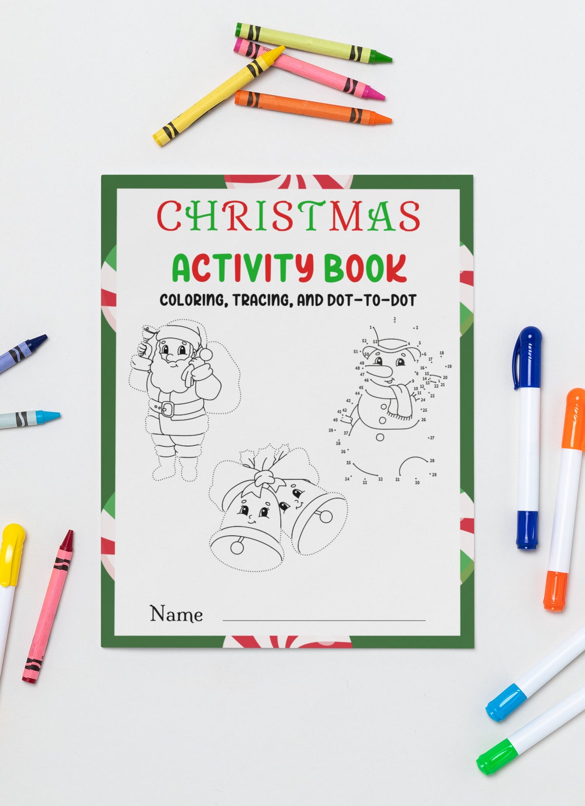 Printable Christmas Activity Book for Kids, Instant Download Christmas ...