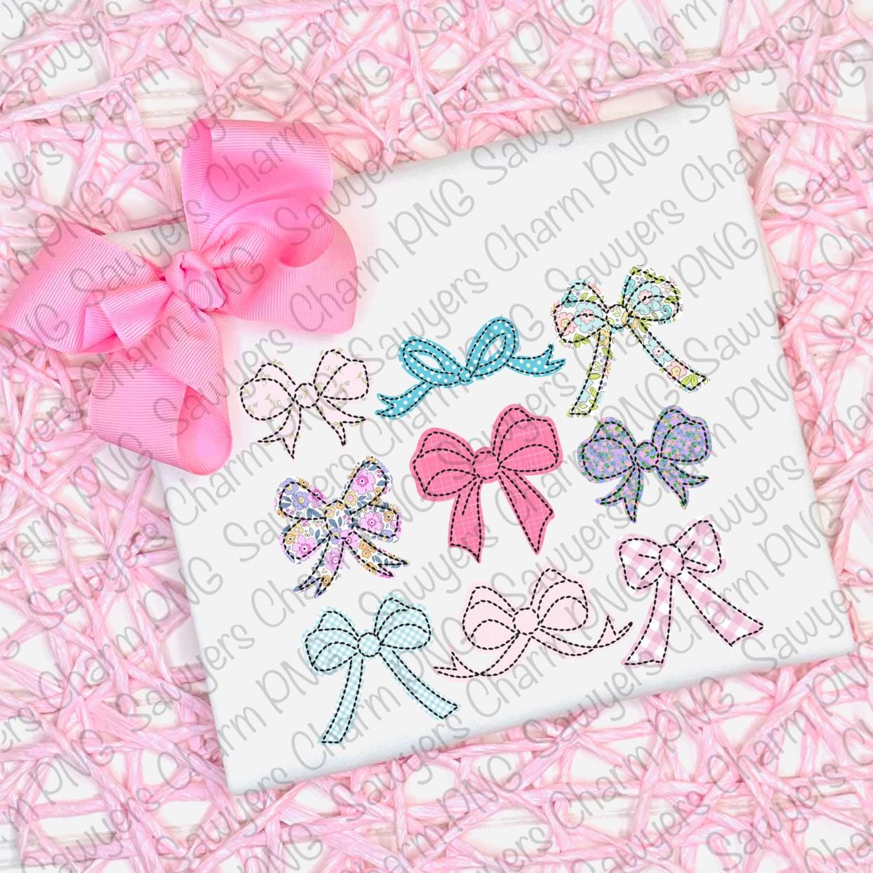 PNG Faux Applique Printable File/sublimation Heat Transfer Design ...