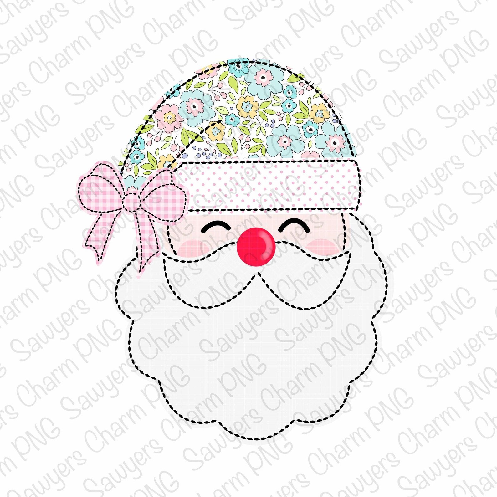 PNG Faux Applique Printable File, Sublimation Heat Transfer Design ...