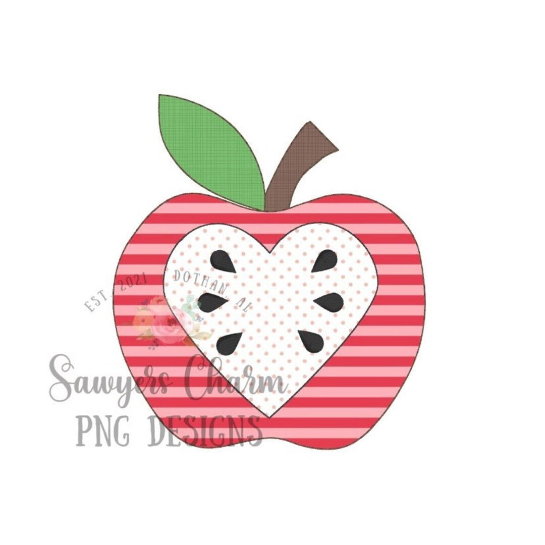 PNG Faux Applique Printable File - Sublimation - Heat Transfer Design ...