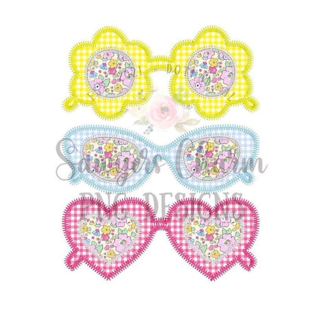 PNG Faux Applique Printable File - Sublimation - Heat Transfer Design ...