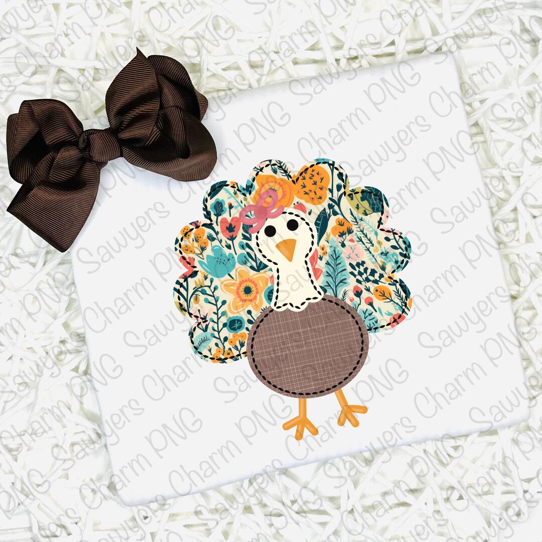 PNG Faux Applique Printable File - Sublimation - Heat Transfer Design ...