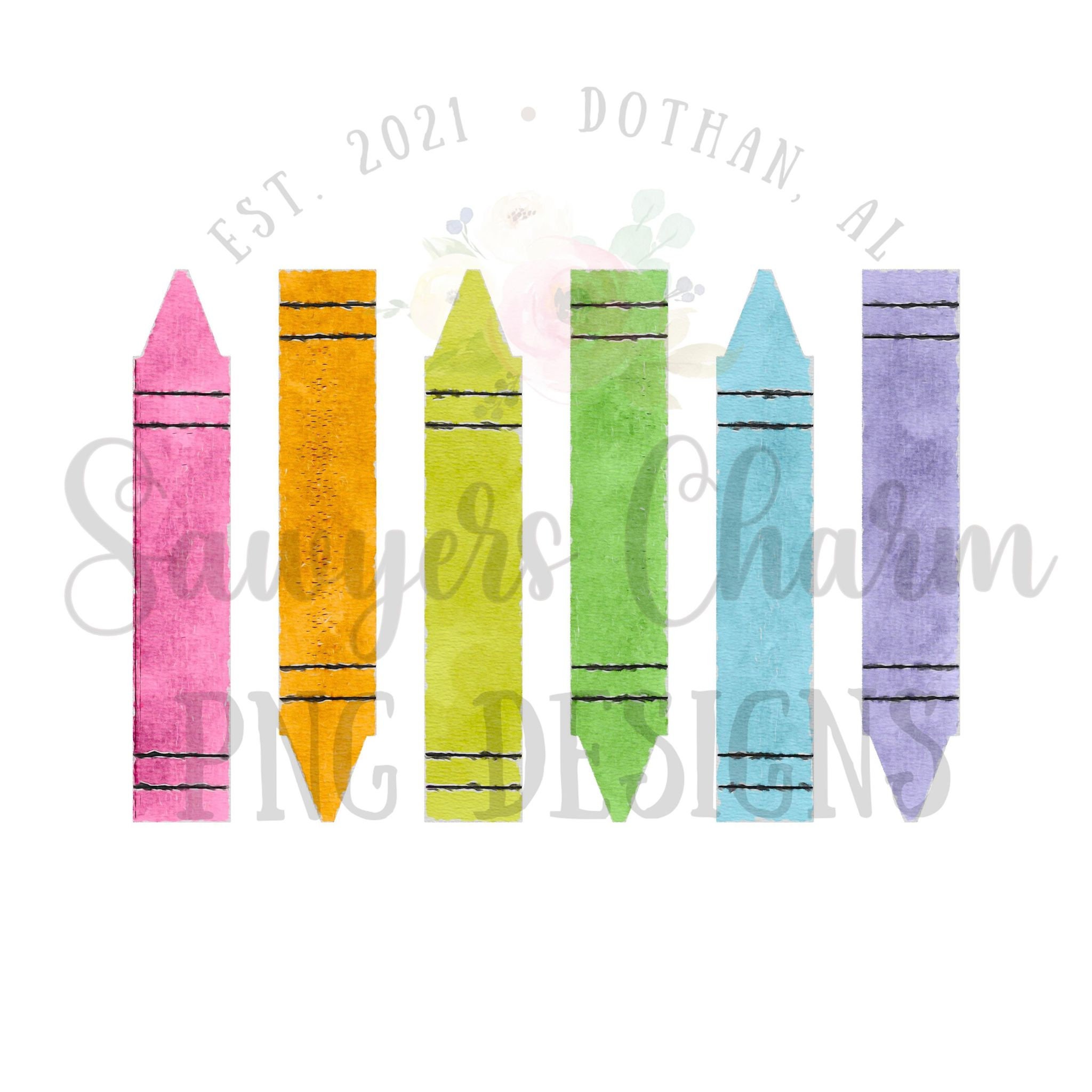 BUNDLE PNG Watercolor Printable File/sublimation/heat Transfer Design ...