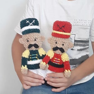 Christmas Soldier Crochet Pattern: Amigurumi Doll Plush Toy (PDF ...