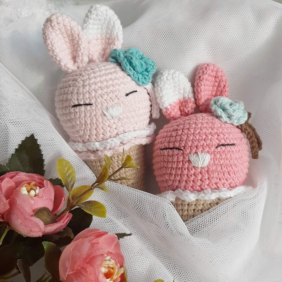 Crochet Amigurumi Pattern Bunny / Crochet Easter Bunny Amigurumi Toy ...