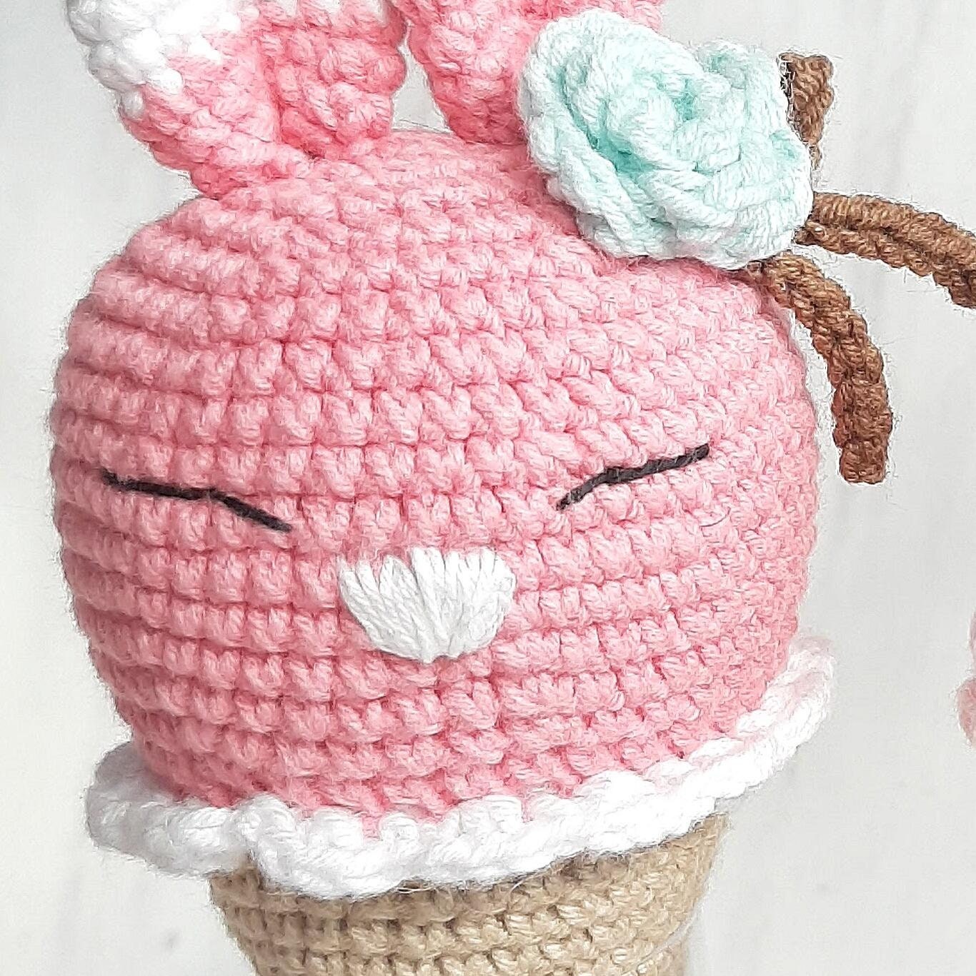 Crochet Amigurumi Pattern Bunny / Crochet Easter Bunny Amigurumi Toy ...