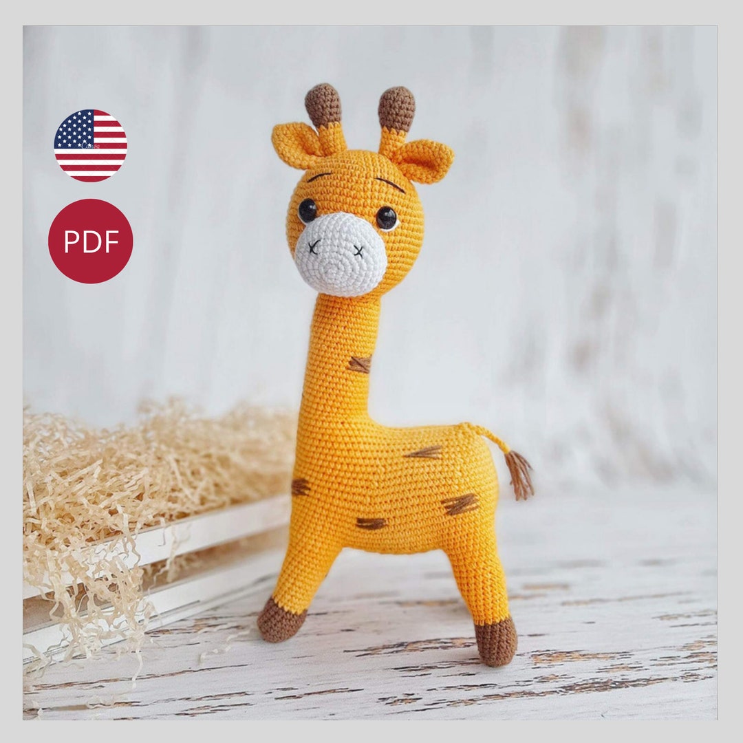 Crochet Pattern for Amigurumi Giraffes, Amigurumi Safari Crochet Toys ...