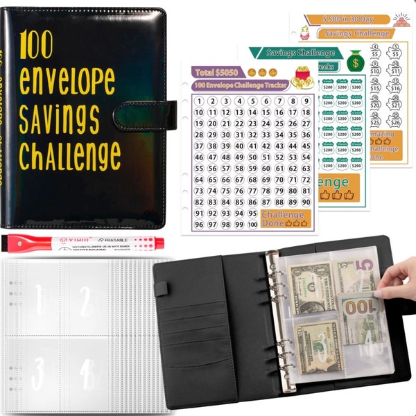 Saving Challenge Book - Etsy
