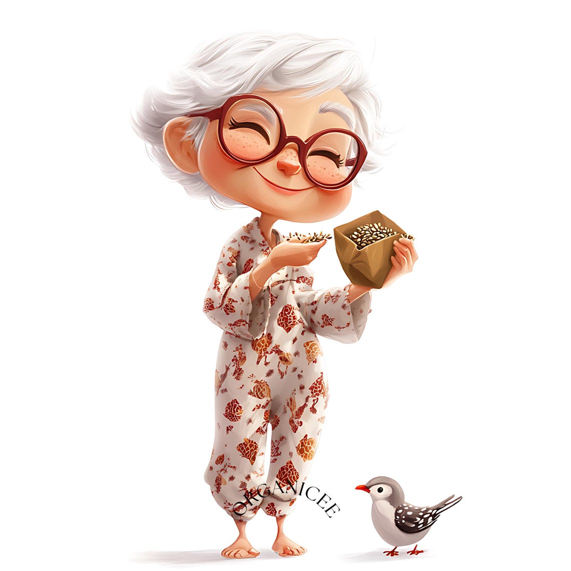 Crazy Old Lady Clipart Bundle | 25 High Quality 300 DPI Jpegs | Old ...