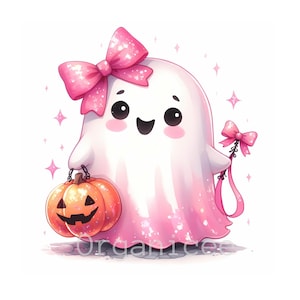 Pink Coquette Ghost Halloween: Disco Ball Pumpkin Jpegs (300 DPI) - Etsy